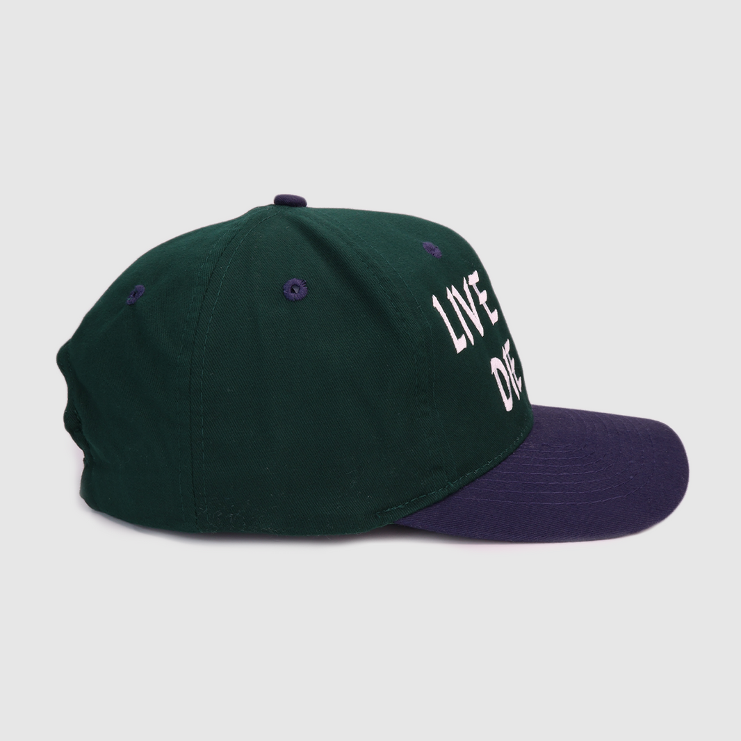 Live Slow Die Old Strap back Cap Hat Custom Embroidered – Old School Hats
