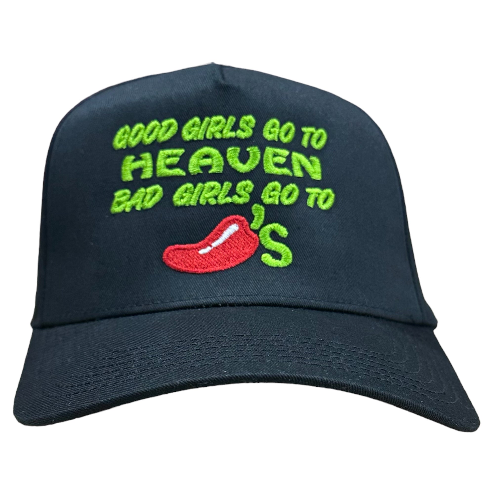 GOOD GIRLS GO TO HEAVEN HAT CUSTOM EMBROIDERY – Old School Hats