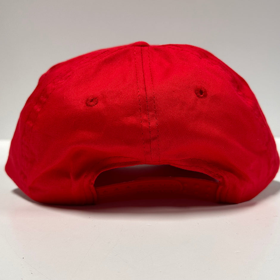 Papa Gump on a red SnapBack Hat Cap Collab Justin Stagner Custom Embro ...